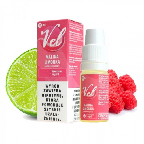 Liquid VEL 10ml - Malina Limonka 18mg - VEL / LIQUIDY - Sklep ...